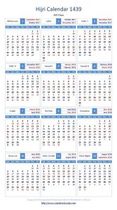 Download Kalender 1439 Hijriah, dan Contoh Design Kalender