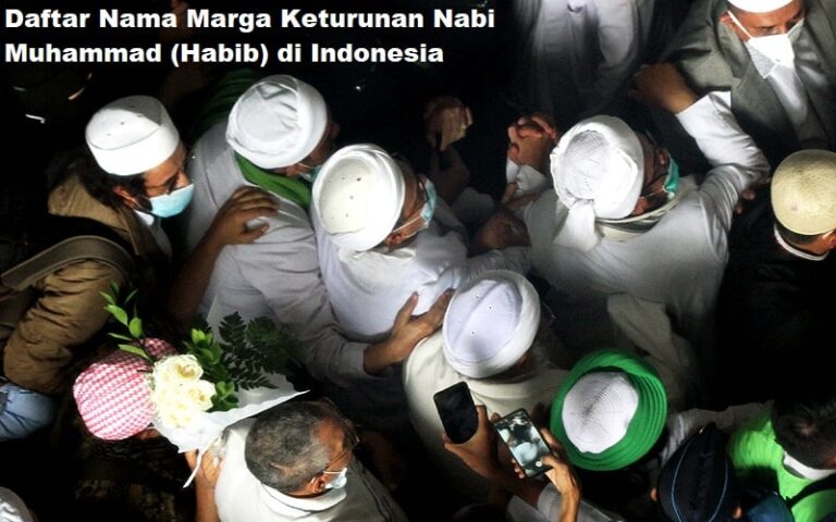 Daftar Nama Marga Keturunan Nabi Muhammad (Habib) di Indonesia